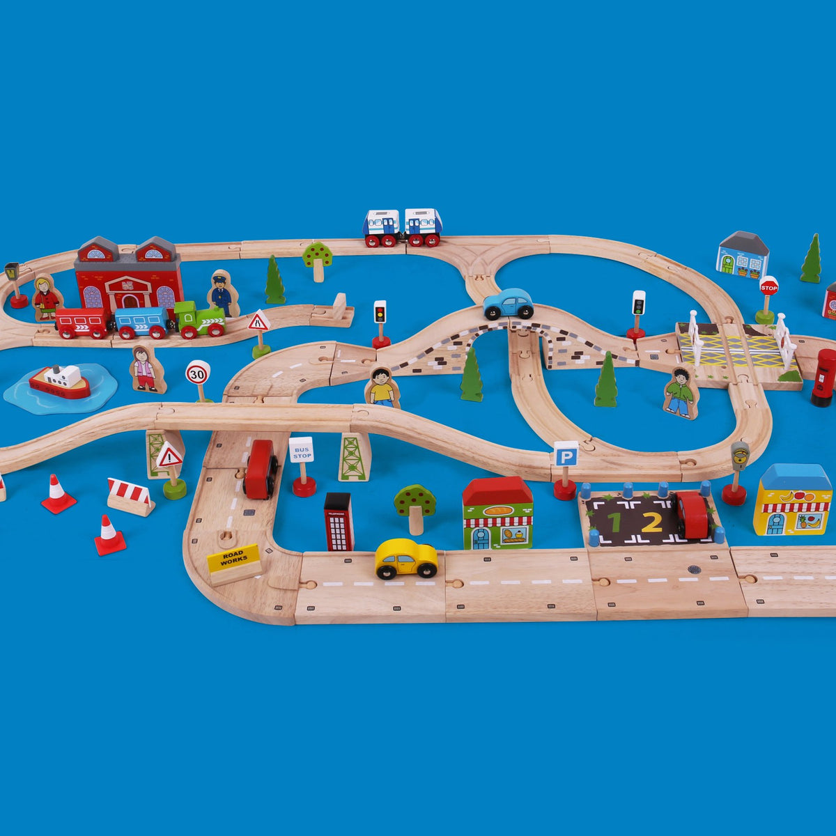Roadway | Full Train Range | Bigjigs Rail – BigjigsRail.com