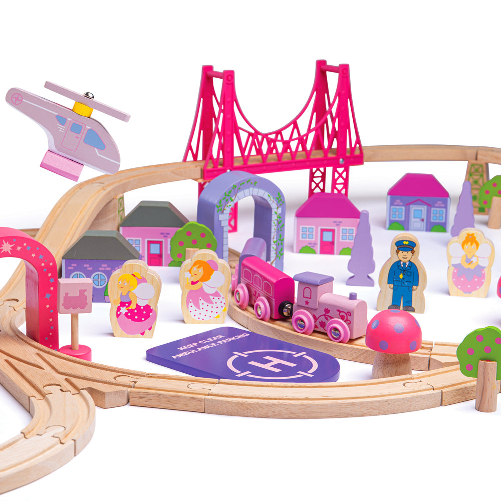Fairy Train Sets | Pink Train Sets | Bigjigs Rail – BigjigsRail.com